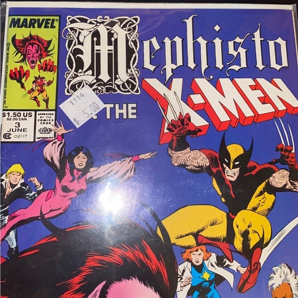 Marvel | Other | Marvel Comics Mephisto The Xmen Volume 2 New Vintage Collectible Rare Artwork ...